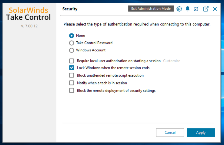 SolarWinds Take Control: Latest Updates | N-able Status