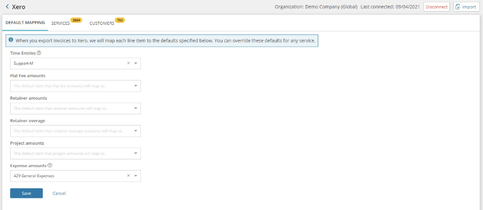 Updated Xero Integration | N-able Status
