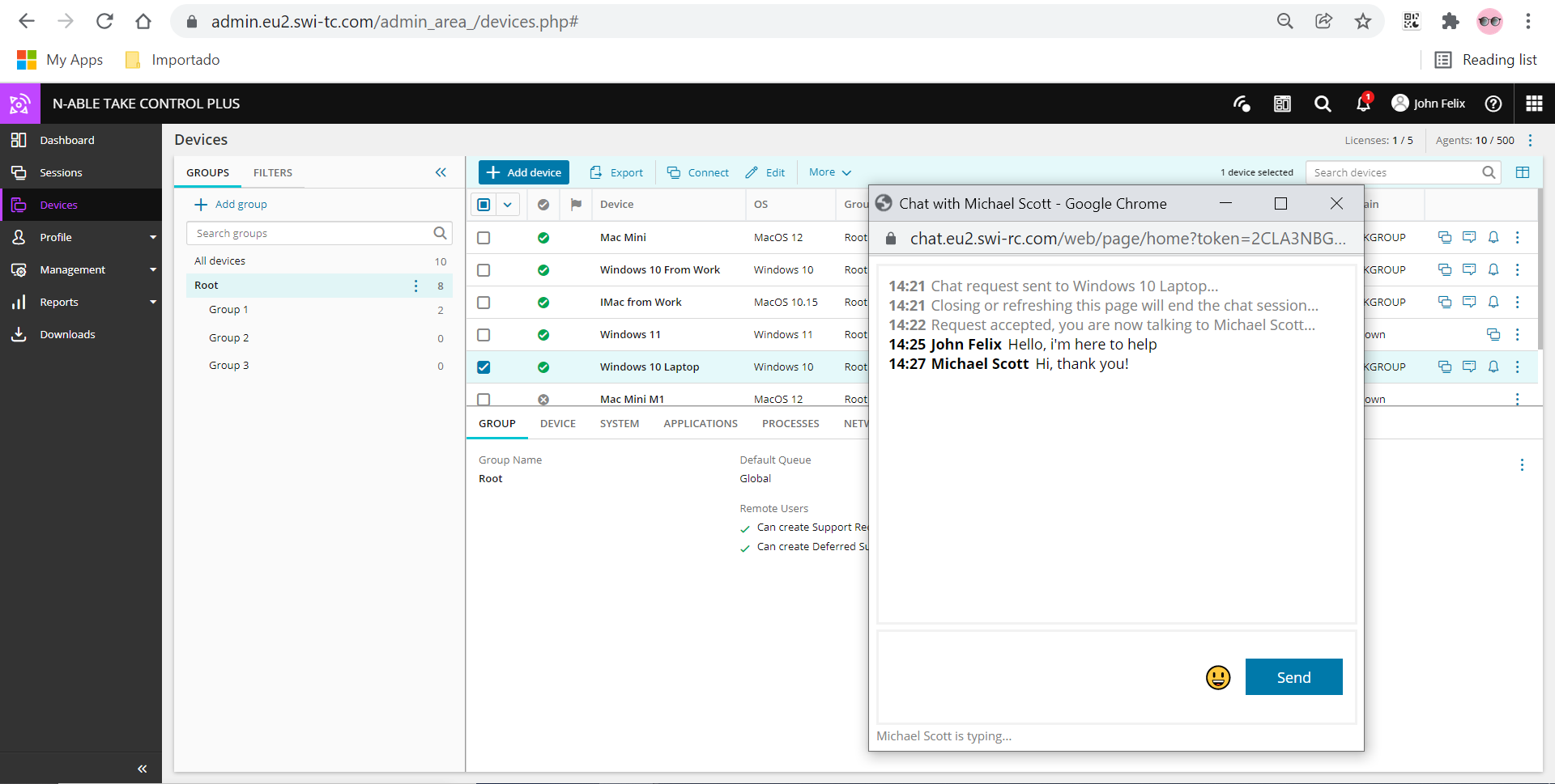 Release Take Control Windows Agent 7.00.30 | N-able Status