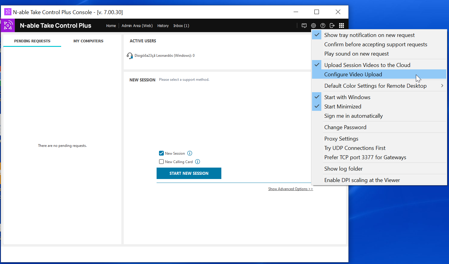 Release Take Control Windows Console 7.00.30 – Video Uploader | N-able ...