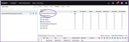 N-sight: New Device Filters for EDR | N-able Status