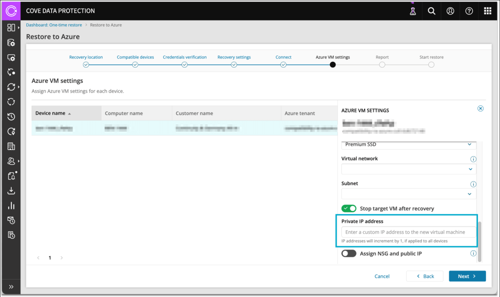 Cove 25.4 External Preview of System State Backup and Recovery for ...